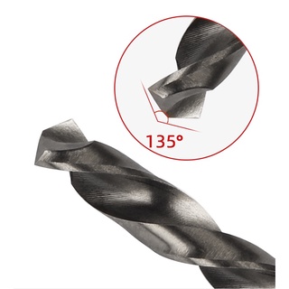 25PCS HSS Twist Drill Bit Set Chrome For Metal & Wood Cobalt Steel Woodworking Drill (1.0mm - 13 ...