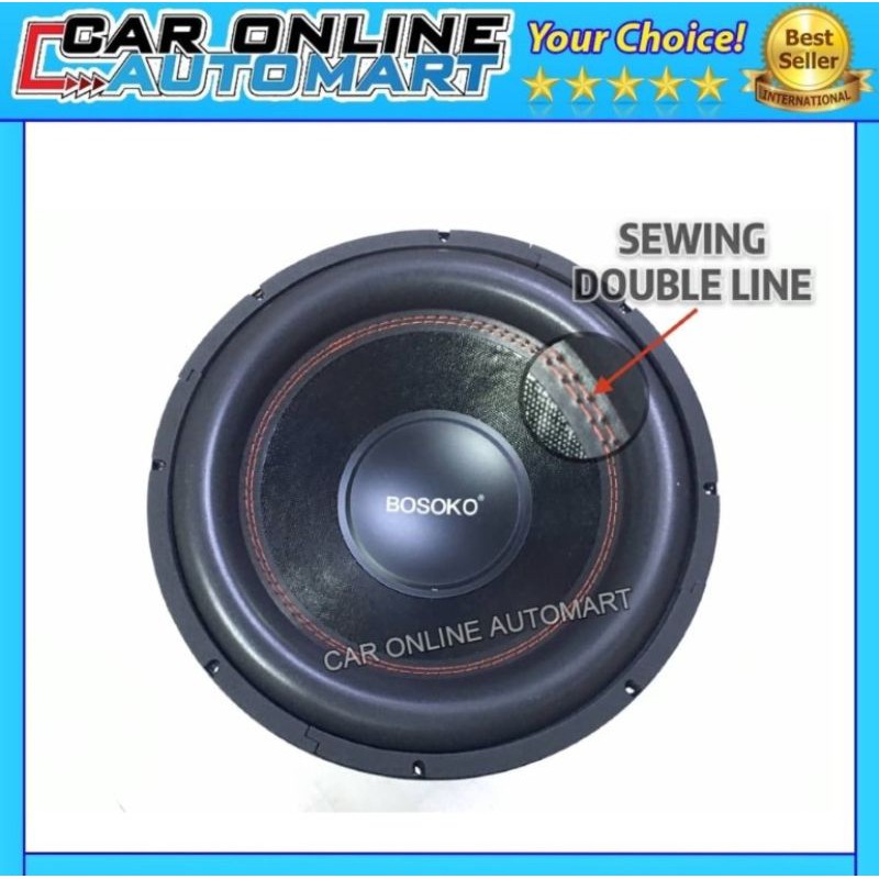 Bosoko woofer maximum Power 400 watts / 500 watts / 600 watts /1000 ...