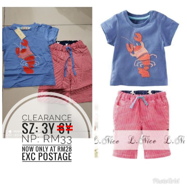 Little prawn boy set | Shopee Malaysia