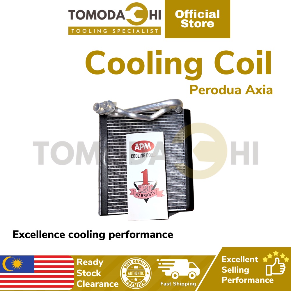 TOMODACHI Cooling Coil Aircond Perodua Axia Brand APM | Coil Aircond ...