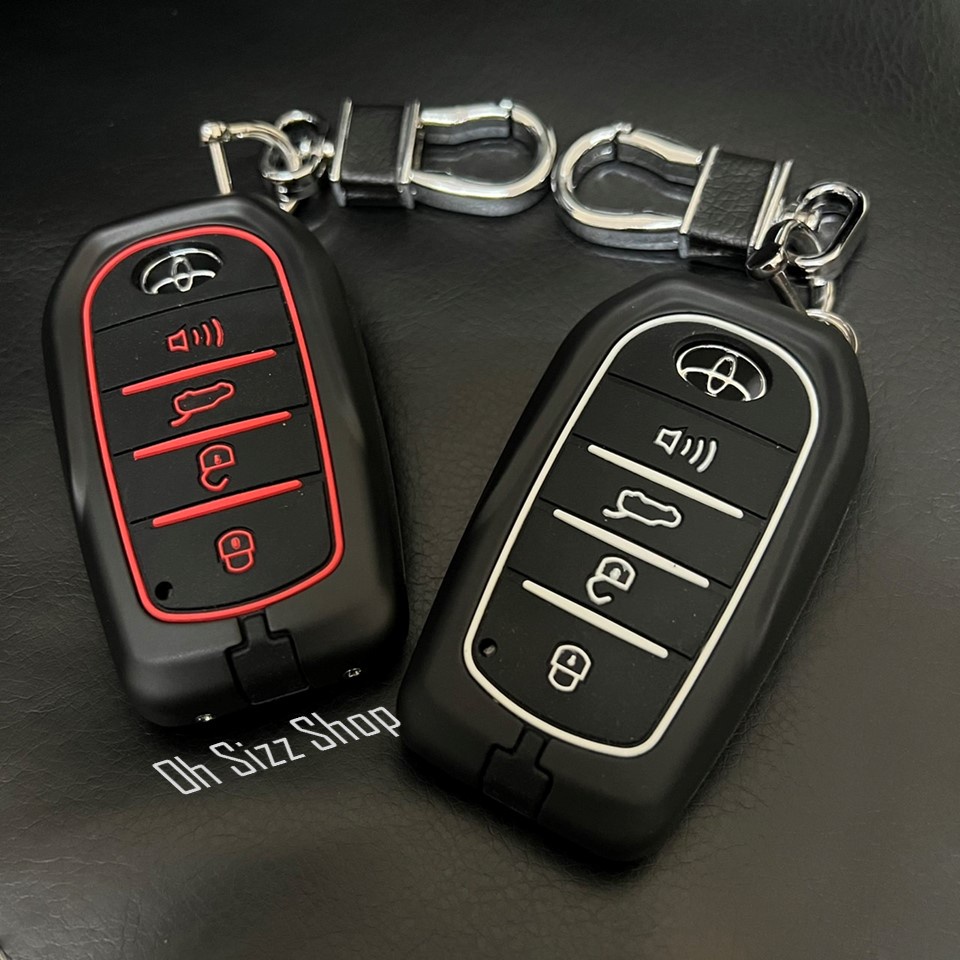 Toyota Fortuner GR Sports Legender Matte Black Car Remote Case (Alloy ...