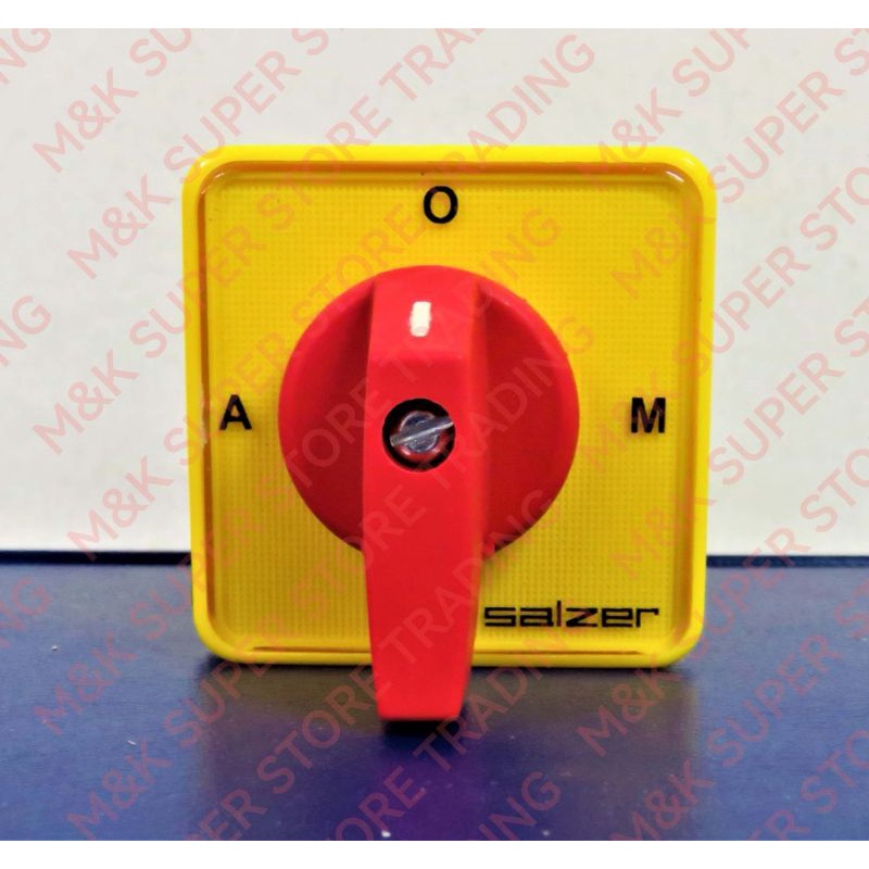 SALZER CHANGE OVER SELECTOR SWITCH 48 X 48 16A A-O-M 1 POLE ~ 6POLE ...