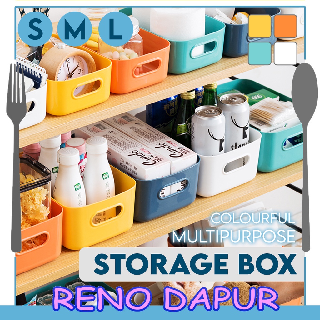 MULTIPURPOSE STORAGE BASKET BIN BOX ORGANIZER TOILET BATHROOM COSMETICS ...