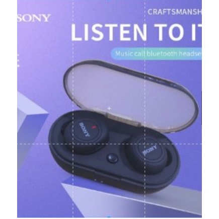 SONY TWS 07 Handsfree Bluetooth Wireless Earbuds Headphone Touch Control Sport | Shopee Malaysia