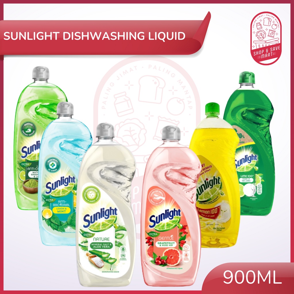 Sunlight Dishwash Liquid Gentle Assorted - 900ml | Sabun Pencuci ...