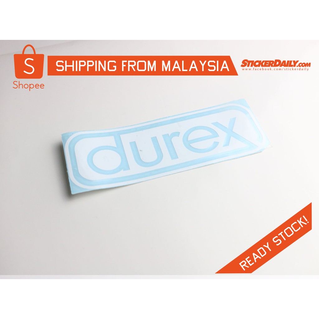 Durex Cut Out Sticker Vinyl | Shopee Malaysia