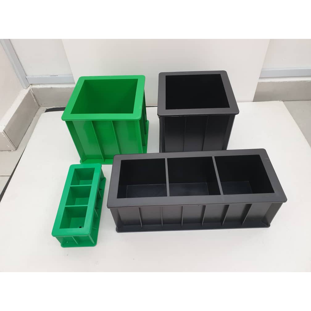 Plastic concrete cube mould cylinder ABS concrete test READY STOCK ...