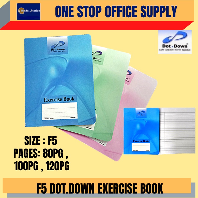 F5 DOT DOWN EXERCISE BOOK / ALL PAGES / BUKU LATIHAN / EXERCISE BOOK ...
