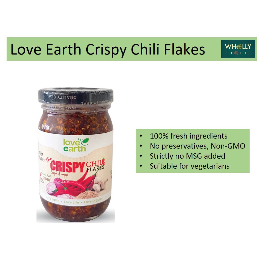 Love Earth Crispy Chili Flakes | Shopee Malaysia