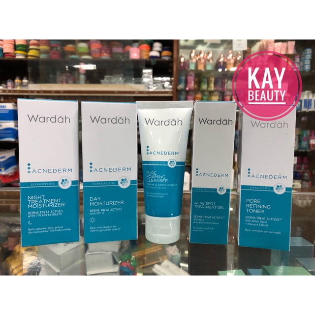 Wardah Acneseries Complete Package (for comprehensive acne healing ...