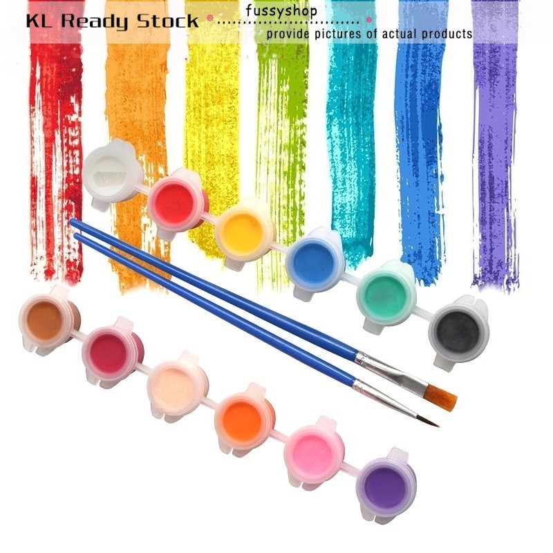【KL ReadyStock】12 Colour Painting Set Kids Birthday Door Gift ...