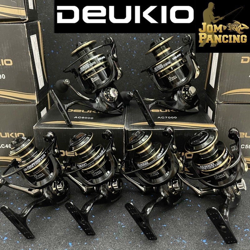 【Jom Pancing】DEUKIO AC 2000-7000 Spinning Fishing Reel,Mesin Pancing ...