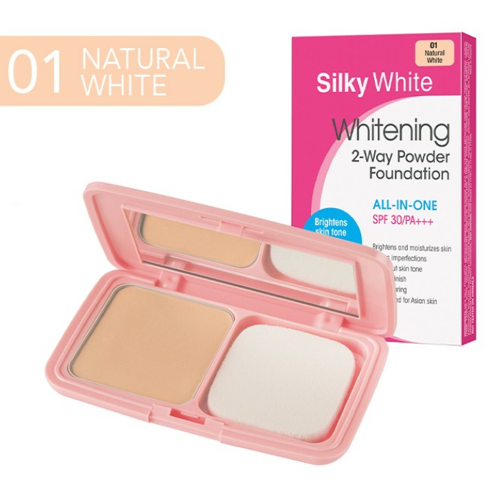 *SILKYGIRL* Whitening 2-Way Powder Foundation SPF 30/PA+++ ( Mirror ...