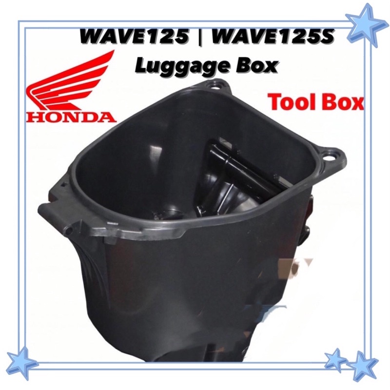 HONDA WAVE125S WAVE125 LUGGAGE BOX ( TOOL BOX ) // WAVE125S WAVE125 S ...