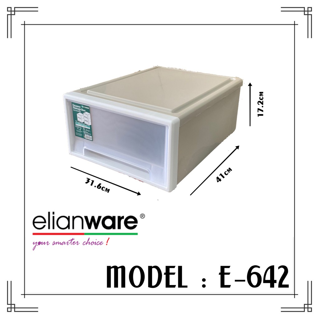 Elianware E-642 Drawer Storage Box / Storage Cabinet / Cloth / Shoe ...