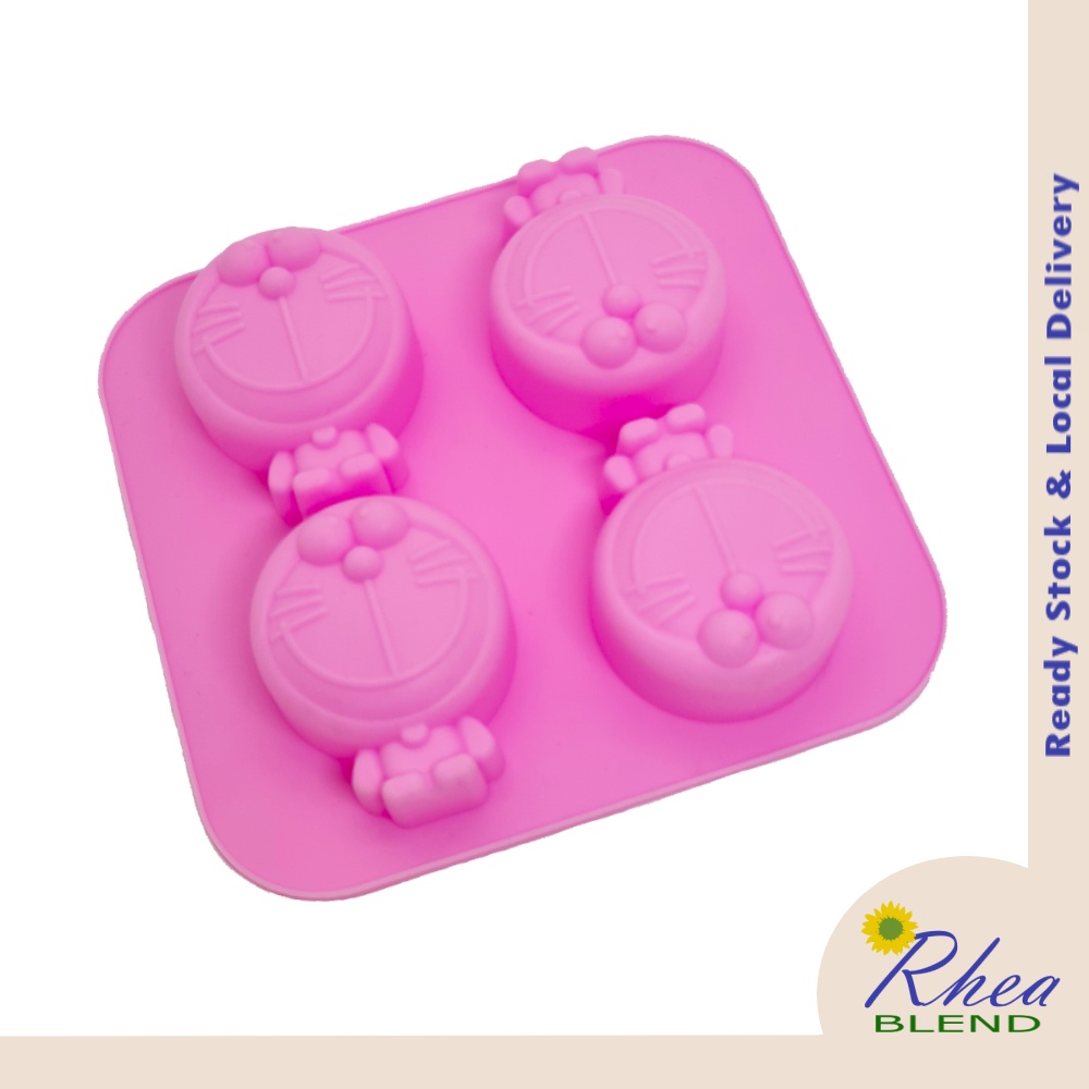 Silicone Mould 4 Cavity Cartoon Ultraman Minnie Cat Stitch Chipmunks ...