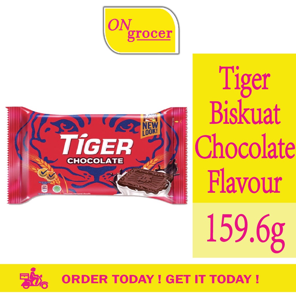 Tiger Biskuat Chocolate Flavour 159.6g | Shopee Malaysia