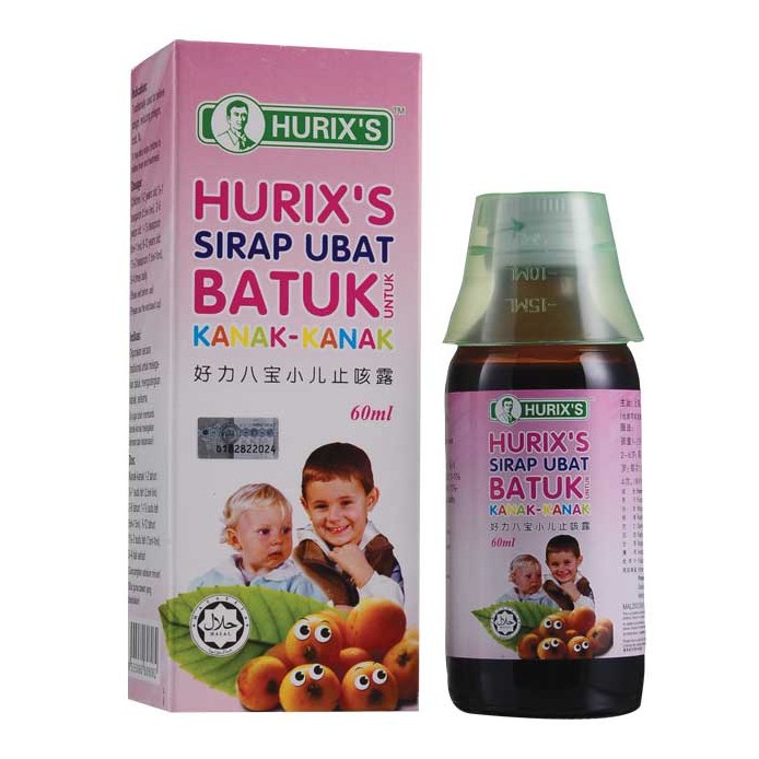 Hurix's Budak Sirap Ubat Batuk Kanak-Kanak (60ml) [8082] | Shopee Malaysia