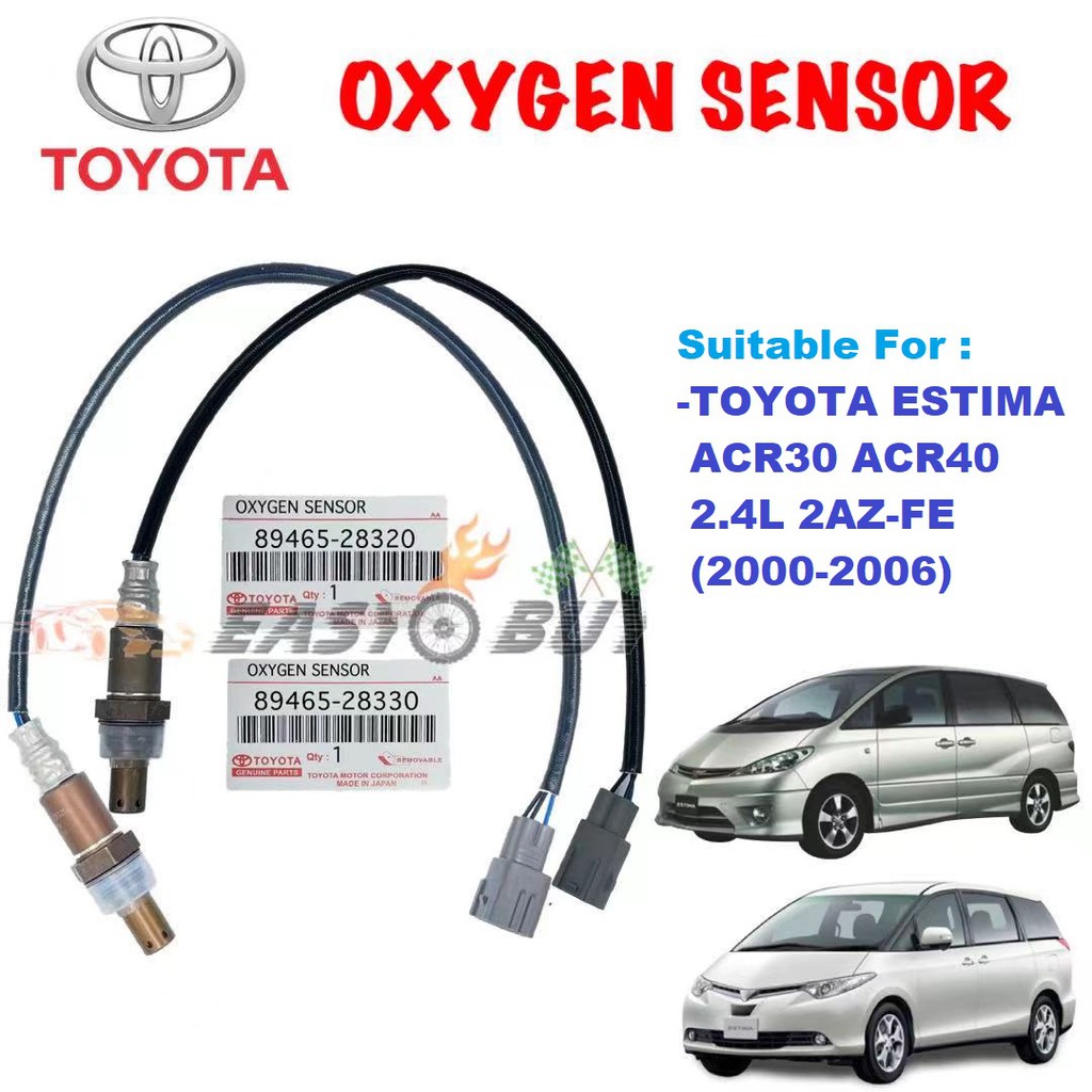 TOYOTA Genuine OXYGEN SENSOR #LAMBDA O2 SENSOR # ESTIMA ACR30,ACR40 2 ...