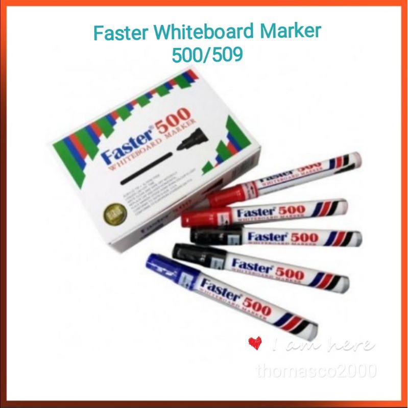 Faster Whiteboard Marker 500/509 /Marker Pen /Bullet 500 / Chisel 509 ...