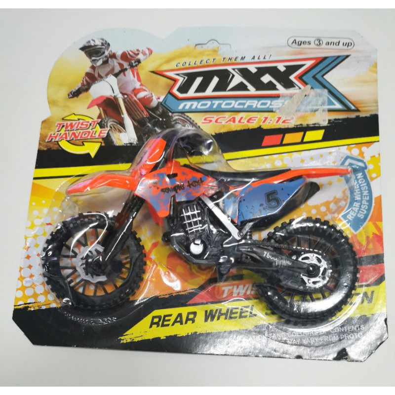 READY STOCK!!! MXX MOTORCROSS TWIST HANDLE MODEL KIT TOYS MOTORCYCLE ...