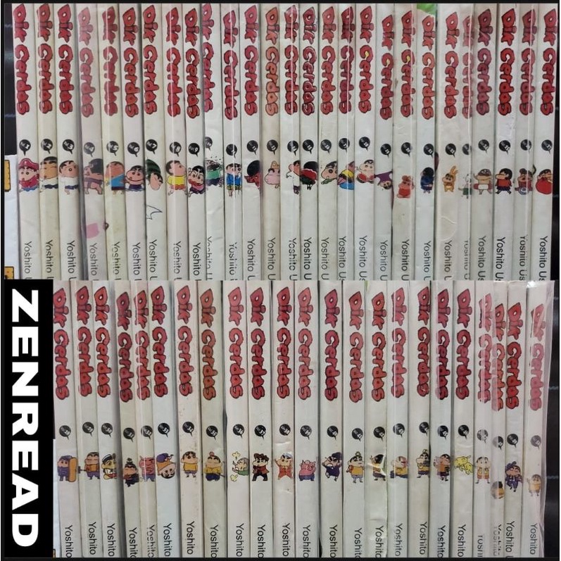 [PRELOVED] Komik Dik Cerdas Crayon Shin Chan Full Set Vol 1-50 End ...