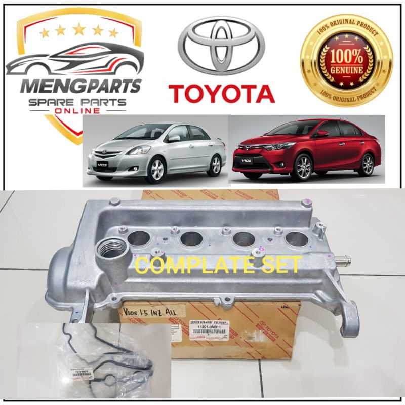 ORIGINAL TOYOTA VIOS NCP42,NCP93,NCP150 1.5 1NZ 2003Y-2017Y VALVE COVER ...