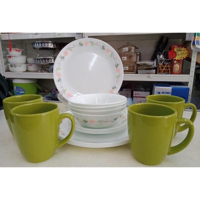 Corelle Livingware Country Cottage 16pcs Dinnerware Set Tableware ...