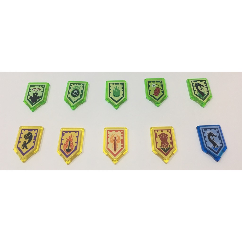 Lego Nexo Knight Green Yellow Blue Power Shiled | Shopee Malaysia