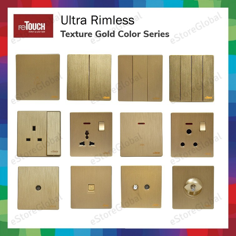 Big discount Explosion Spot reTouch Ultra Rimless Switches & Socket ...