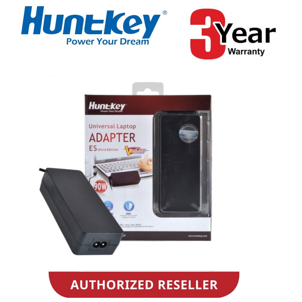 Huntkey 90W ES Universal Netbook Power Adapter (HKA09019546-8P ...