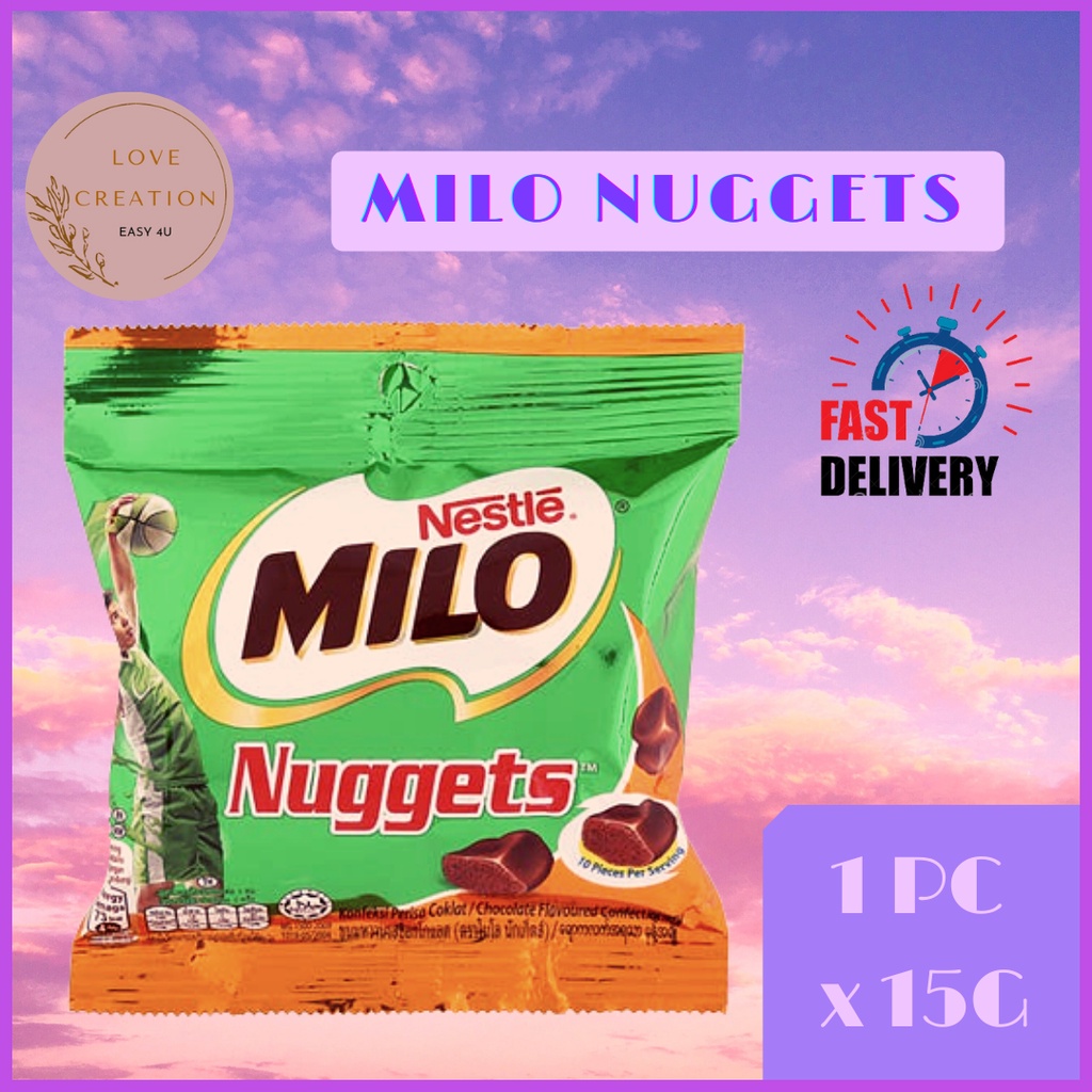 Milo Nuggets Nestle 15g Fun Pack | Shopee Malaysia