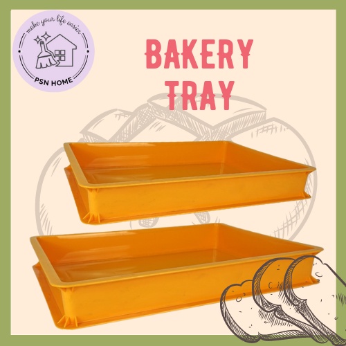 TOYOGO Cake Tray Food Bread Bakery Tray Thick Durable Dulang Plastik ...