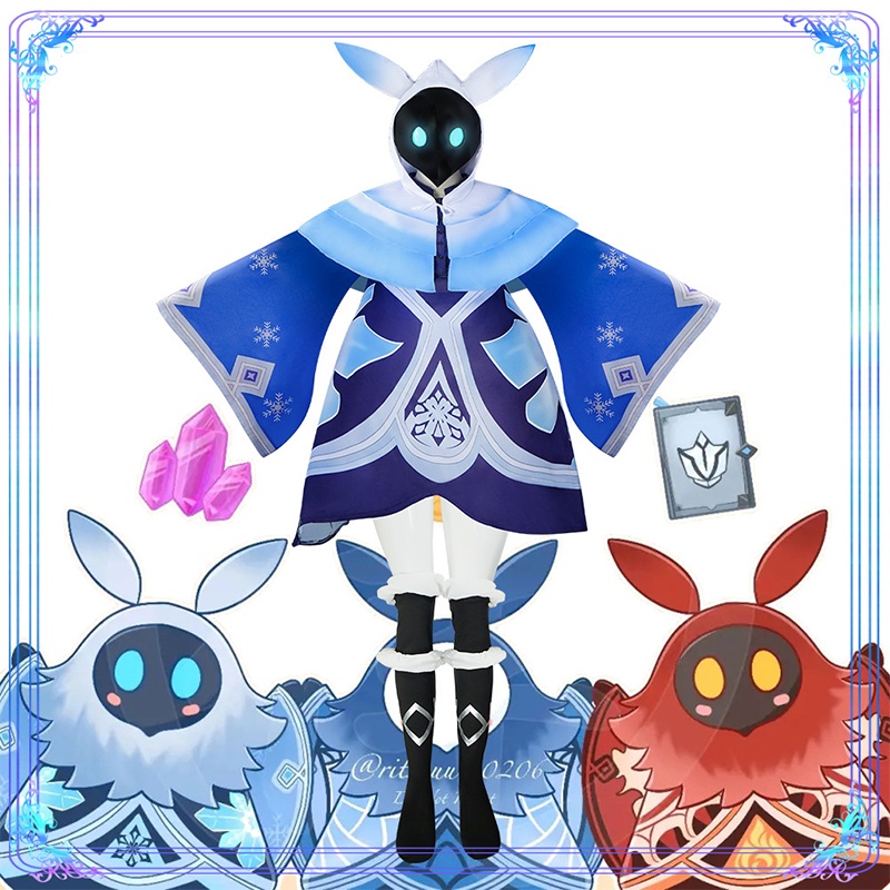 Detailed Elegant And Genshin Impact Abyss Mage Halloween Costume For ...