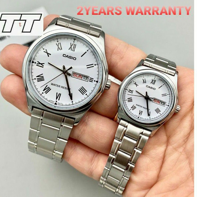 Original Casio Couple Watch [2YEARS WARRANTY] MTP-V006D-7B & LTP-V006D ...