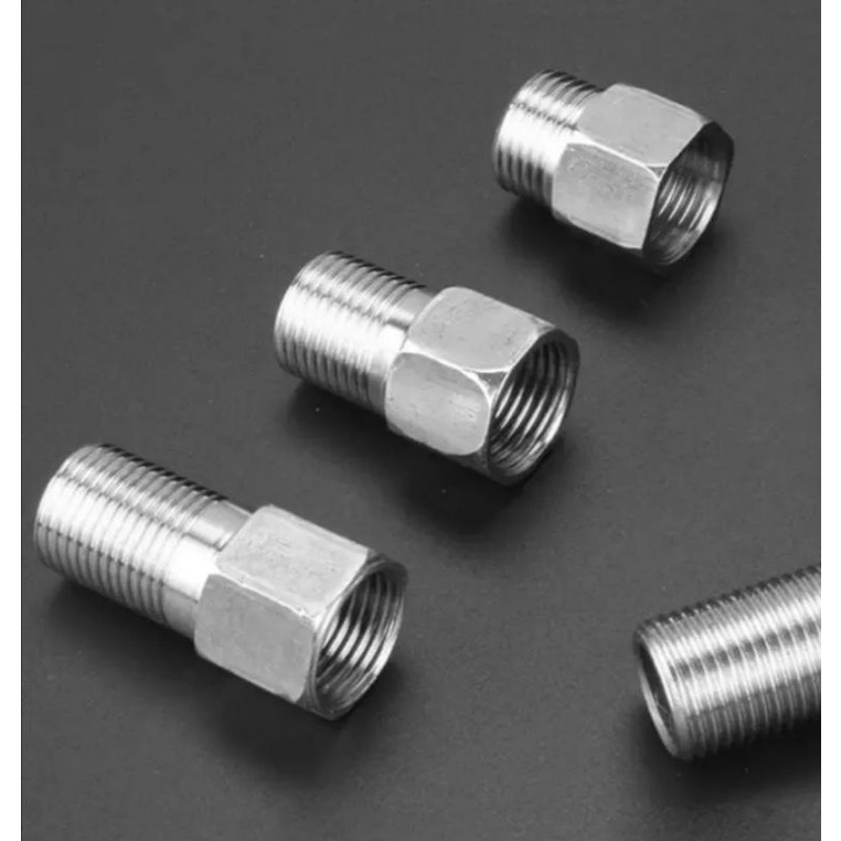 1/2" BSP Male Thread To 1/2" BSP Female Thread Brass Pipe Fitting ...