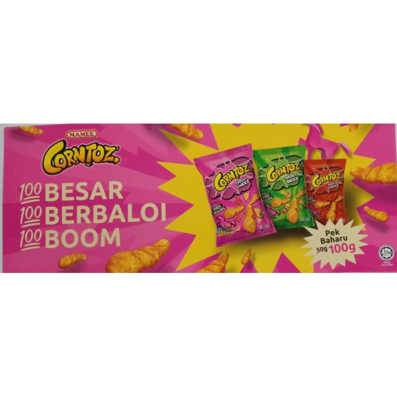 Mamee Corntoz and 100g 3 flavours | Shopee Malaysia