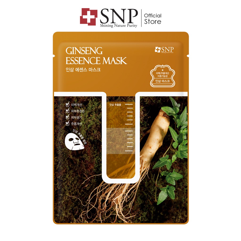SNP Ginseng Essence Mask (10pcs) | Shopee Malaysia