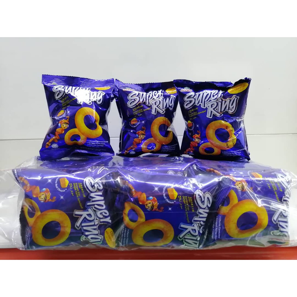 ORIENTAL SNACKS SUPER RING CHEESE PERISA 14G X 30PIECES (BEG) | Shopee ...