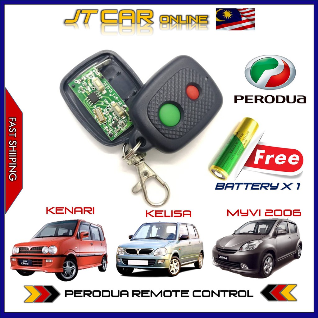 Perodua Remote Control Duplicator Myvi Kelisa Kenari (1 pc) | Shopee ...