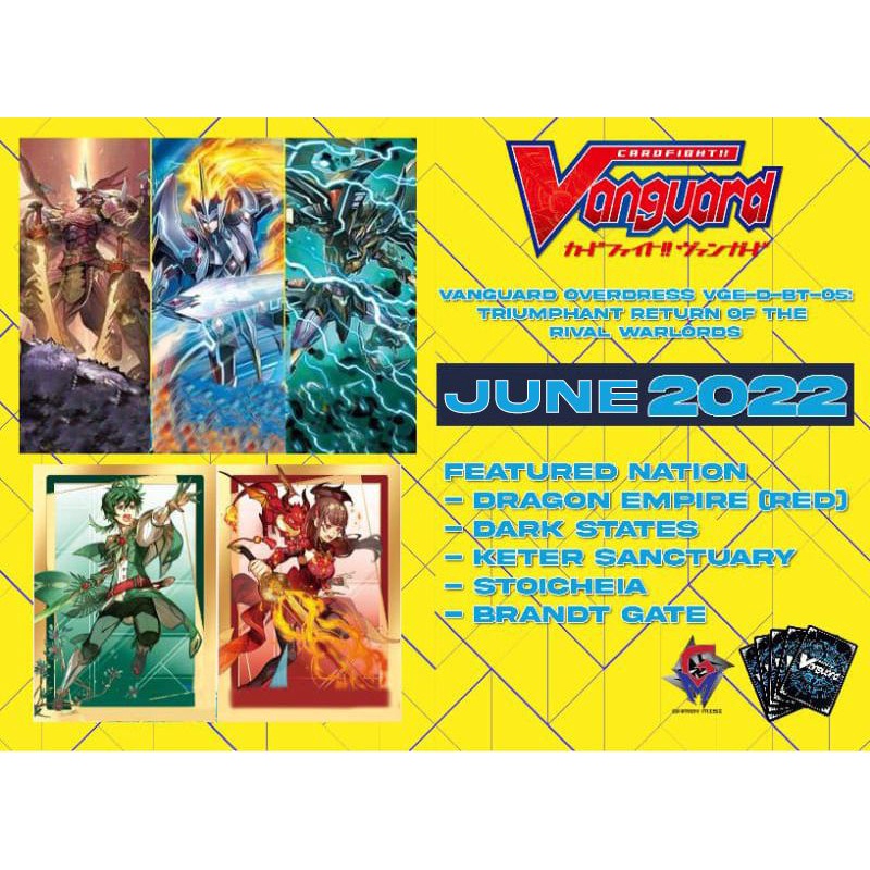 CARDFIGHT VANGUARD OVERDRESS ENG DBT-05 FULL PLAYSET (ENG/NEW) | Shopee Malaysia