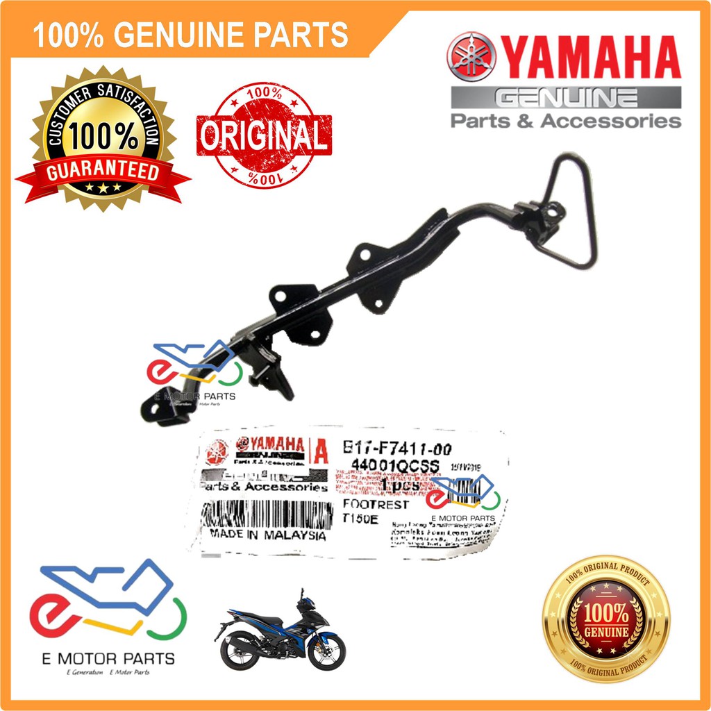 Y15 FOOTREST Y15Z STEP BAR Y15ZR FRONT FOOTREST BAR YSUKU FOOTREST DEPAN [100% ORIGINAL YAMAHA ...