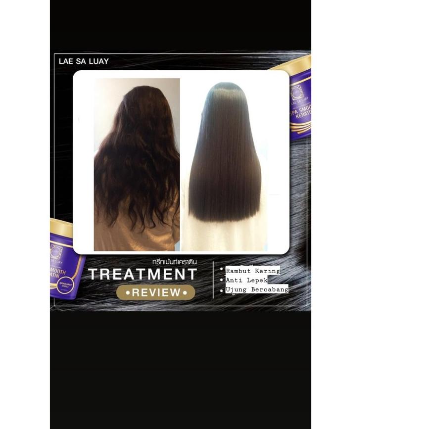 Lae Sa Luay Supreme Charcoal Smooth Shampoo / Keratin Shampoo / Conditioner Shampoo 200ml ...
