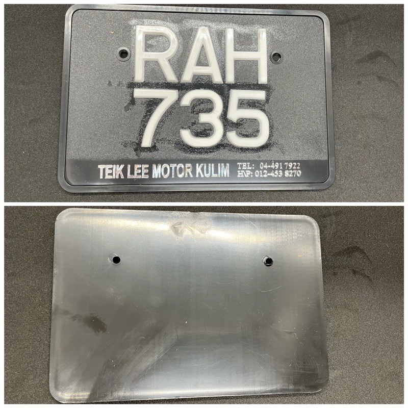Nombor Plate Motor🏍️papan Nombor Plate Size Nombor Standard Jpj Huruf Angka Shopee Malaysia