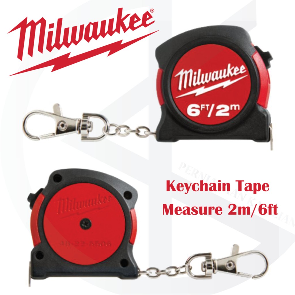 Milwaukee Keychain Tape Measure 2m/6ft | Shopee Malaysia