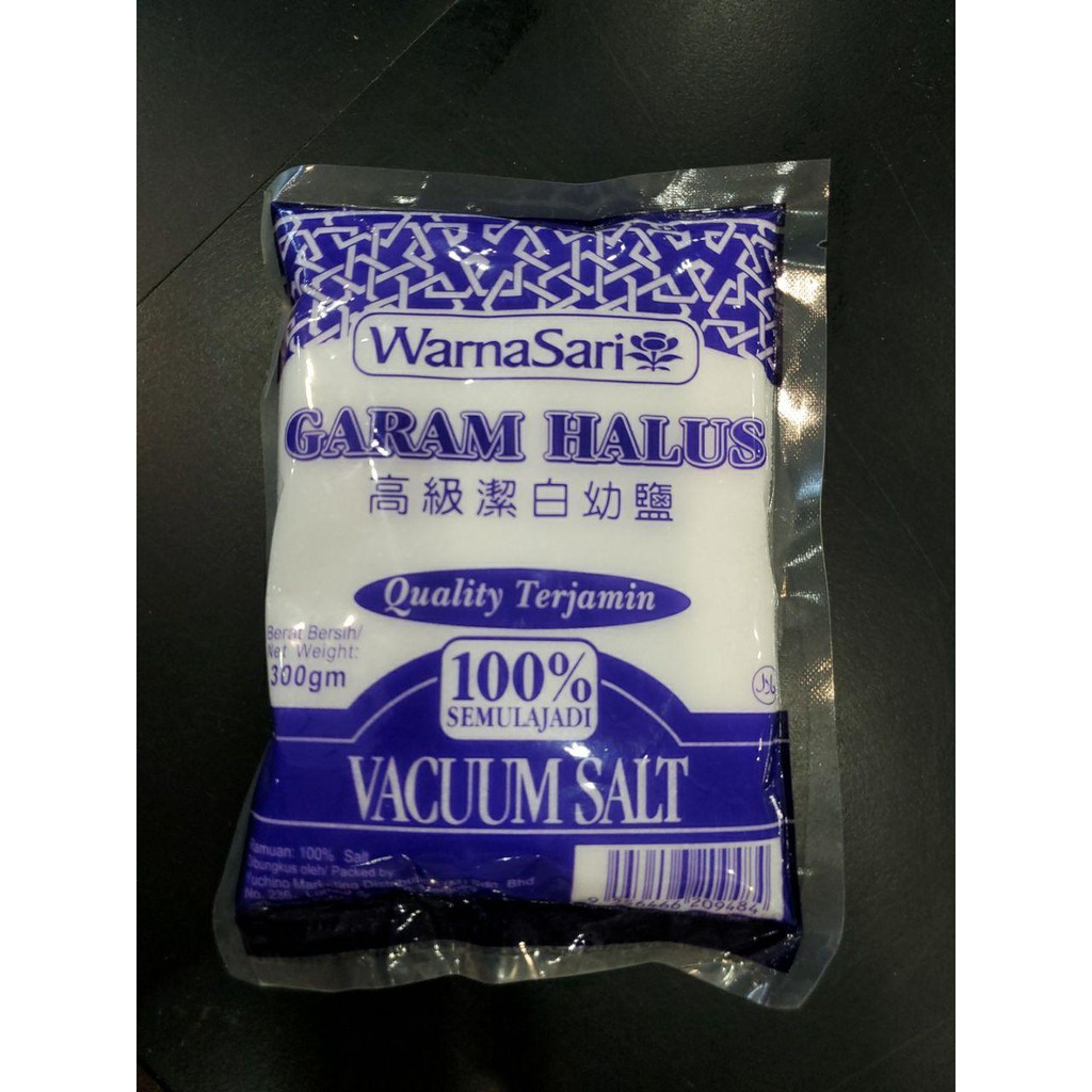 Warnasari Garam Halus (Vaccum Salt) 300GM | Shopee Malaysia
