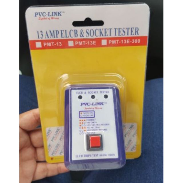 PVC-LINK ELCB & SOCKET TESTER | Shopee Malaysia