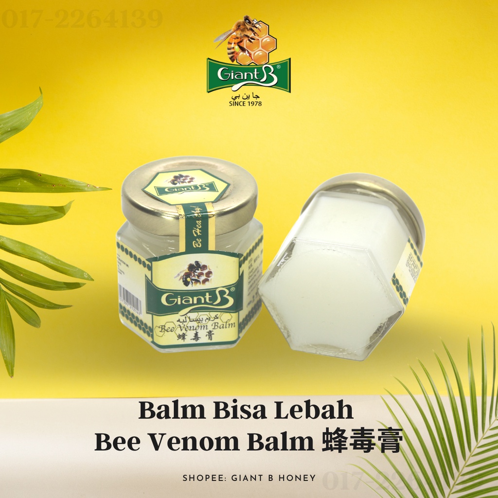 Bee Venom Balm Giant B Balm Bisa Lebah 蜂毒膏 | Shopee Malaysia