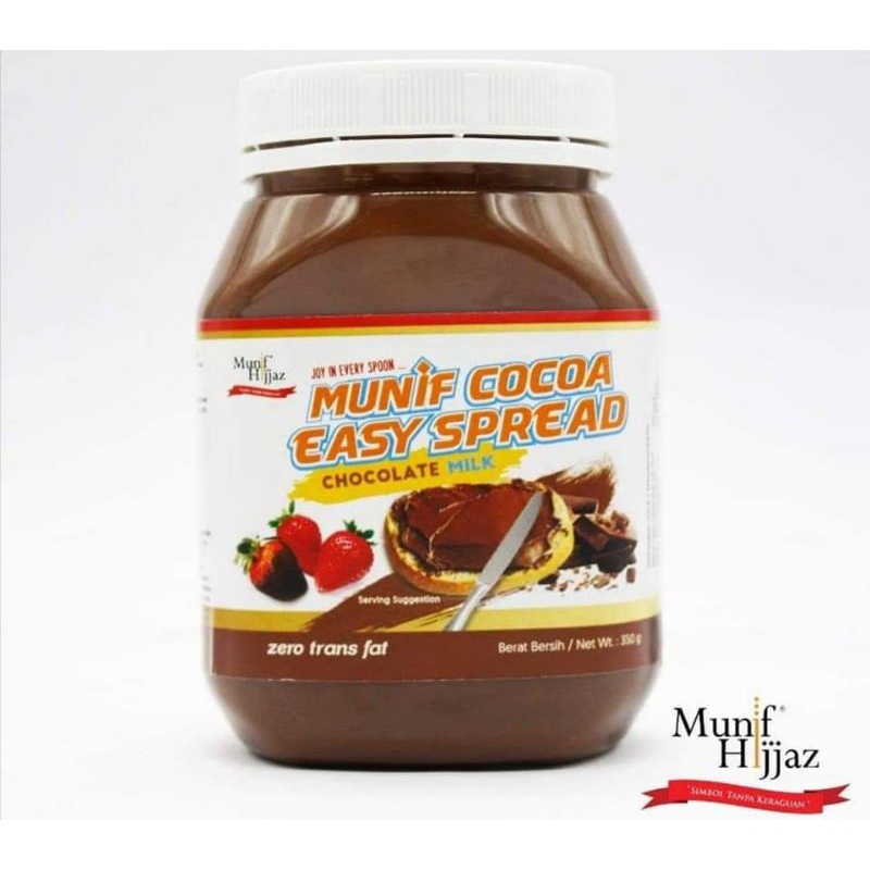 READY STOCK- Coklat Sapuan Roti Munif Cocoa Easy Spread | Shopee Malaysia