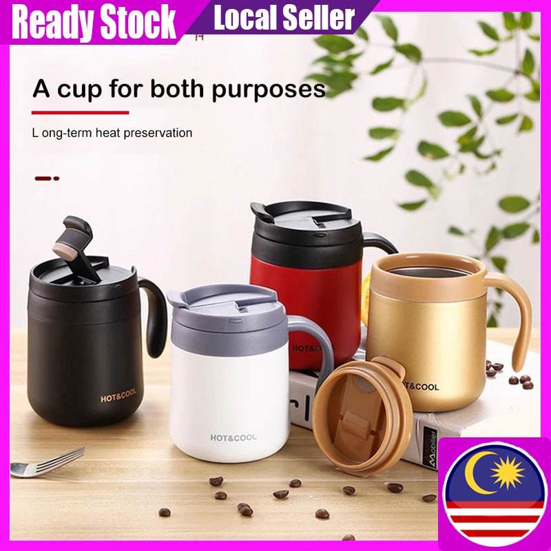 Thermos Cup With Lid Thermal Flask Bottle Office Coffee Cup Coffee Mug ...